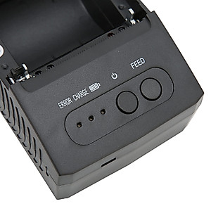 Heayzoki Bluetooth Thermal Label Printer, Shipping Label Printer, 48Mm/Sec Speed Pocket Printer, Mini Printer for Android iOS Windows, Built in 2000Mah Battery, Hotline Printing