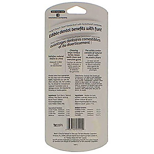 Hartz Chew N' Clean Dental Duo Dog Chew Toy Bacon Flavor, Medium 1 ea(Pack of 6)