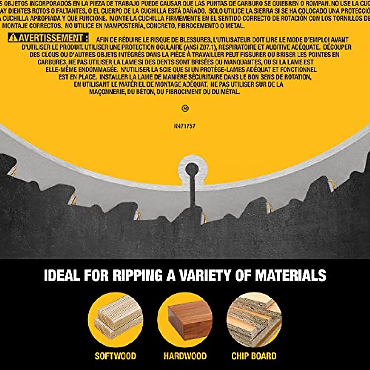 DEWALT 12-Inch Miter Saw Blade, Crosscutting, Tungsten Carbide, 80-Tooth, 2-Pack (DW3128P5)