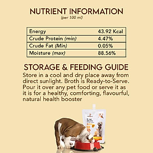 FurrMeals Ready to Serve Chicken Bone Broth | Gravy/Wet Dog Food | Treat for Dogs and Cats | 300ml x Pack of 3 | Joint Health Natural Supplement