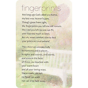 Fingerprints Pocket Card Bookmark Pack of 12