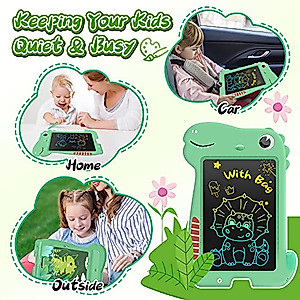 LEYAOYAO LCD Writing Tablet 10Inch Toddler Toys, Doodle Board with Bag Drawing Pad Gifts for Kids, Dinosaur Boy Toy Drawing Board Birthday, Drawing Tablet for Boys Girls 3-6 Years Old