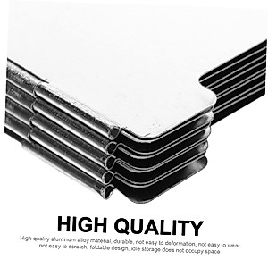 Anneome Aluminum Alloy Windshield BBQ Windscreen Stove Wind Protection Camping Supply