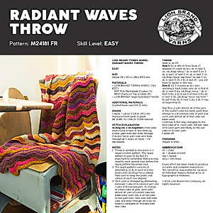 (1 Skein) Lion Brand Yarn Ferris Wheel Yarn, Cotton Candy