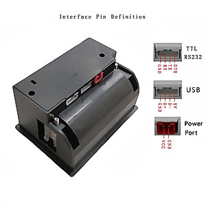 Maikrt Micro Thermal Printer 5~9V Embedded Thermal Receipt Printer Serial Port Microcontroller Secondary Development MCU Printing Module TTL/RS232