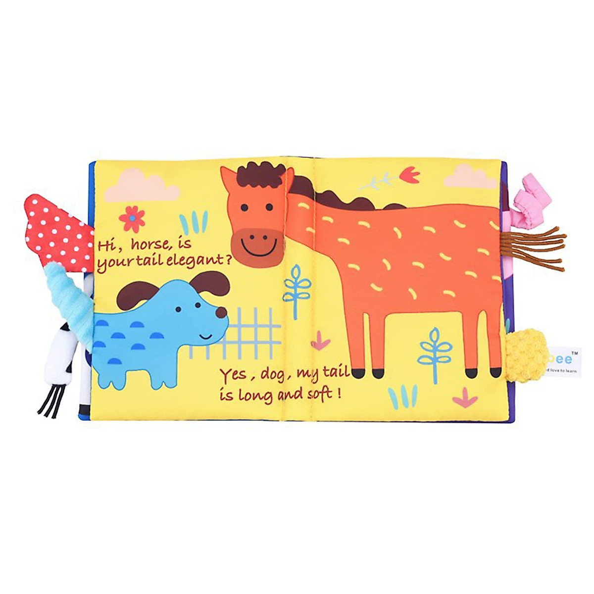 MUBEN Baby Soft Book Cloth Book Crinkle Books for Babies, Touch and Feel Books for 1 Year Old Infants Early Education Toys, Fabric Tactile Baby Books for Toddler Boys Girls