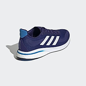 adidas Men's Supernova + Running Shoe, Legacy Indigo/White/Blue Rush, 9
