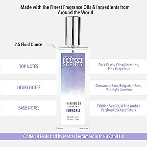 Perfect Scents Fragrances | Euphoria | Women’s Eau de Toilette | Paraben Free | Never Tested on Animals | 2.5 Fluid Ounces