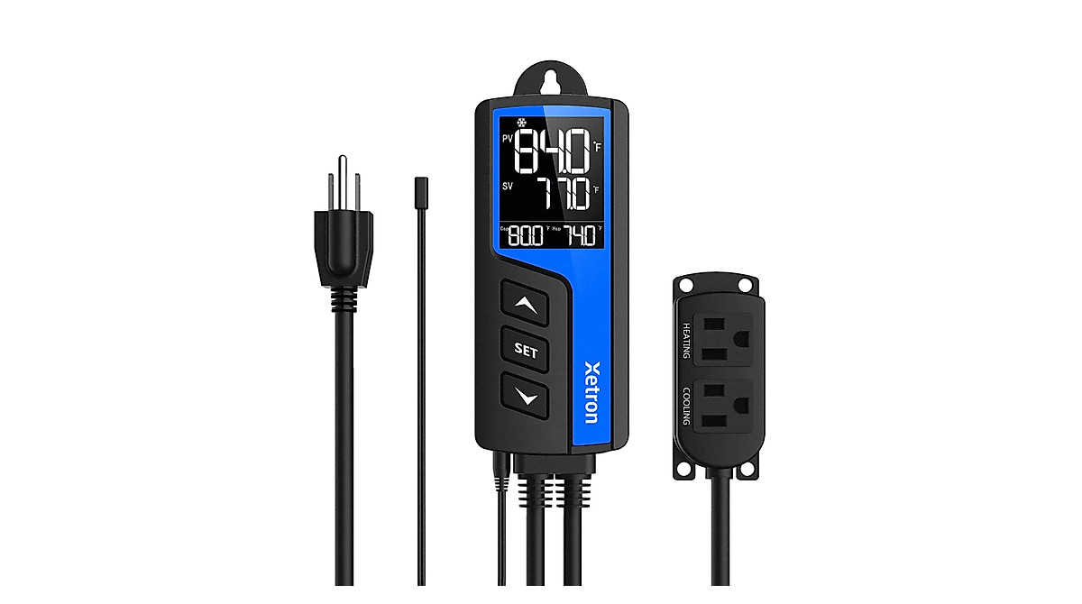 Xetron Digital Temp Controller: Pre-Wired Heating/Cooling