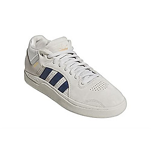 adidas Tyshawn Shoes - Grey/Collegiate Navy/White - 5.0