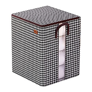 Visual Clothes Storage Bag, Wardrobe Sorting Storage Box Portable Storage Bag Winter Quilt Storage Box