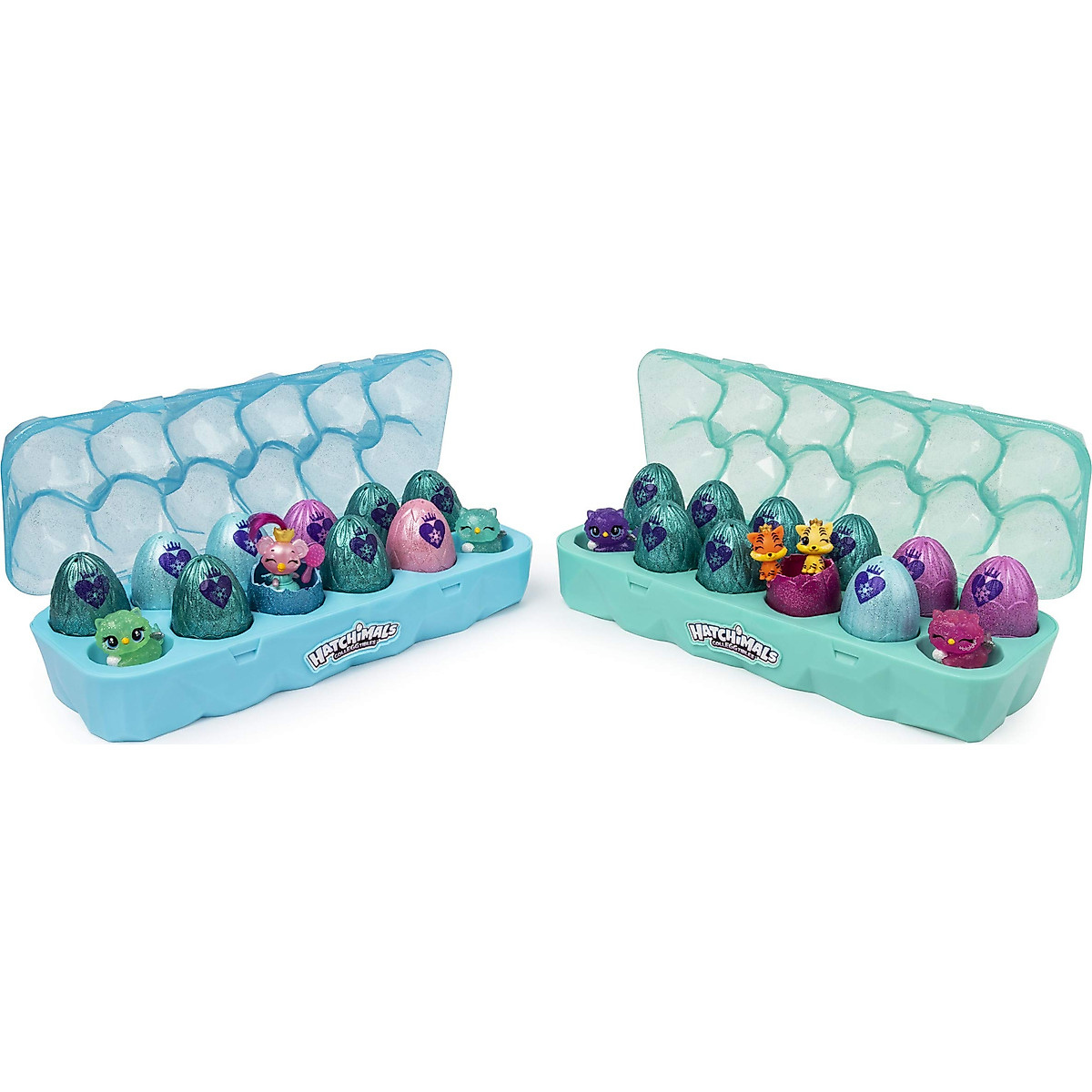 Hatchimals CollEGGtibles, Jewelry Box Royal Dozen 12-Pack Egg Carton with 2 Exclusive (Styles May Vary)
