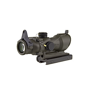 Trijicon ACOG TA01-D-100318 4x 32 Tritium Only, Center Illuminated Amber Crosshair .223 Reticle Scope, OD Green
