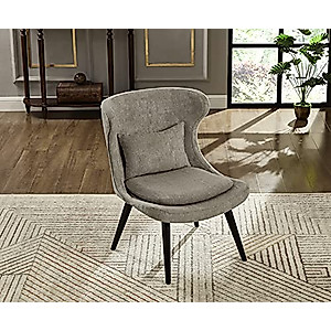 Ball & Cast Living Room Upholstered Accent Chair 25" W x 29"D x 32.5" H Grey Set of 1