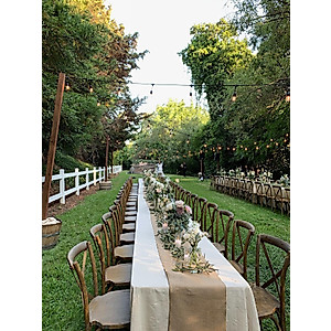 10 Inch* 15 Feet Gardening Burlap Roll - Natural Burlap Fabric, Burlap Table Runners High Density Jute Fiber Material for Decorations, Center Pieces for Home, Rustic Party Décor