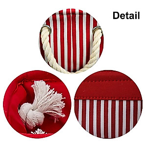 2 Pack Closet Canvas Fabric Storage Basket Storage Bins Organizing Baskets for Shelves, Closets, Laundry, Nursery, Decorative Baskets for Gifts Empty