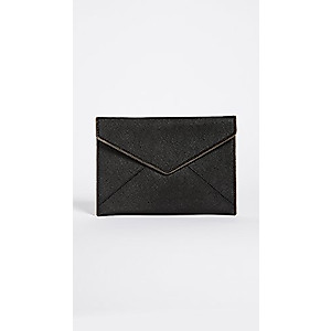 Rebecca Minkoff womens Leo Clutch, Black, One Size US