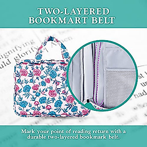 Bible Cover for Girls - 11 x 8 x 2.5 Inch Large Size Bible Carrying Case/Bible Bag/Scripture Book Holder for Women