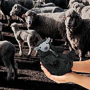 AGRIMONY Cute Shaved Black Sheep Stuffed Animals-Kawaii Lamb Plush Toys Valentines Mothers Day Birthday Easter Funny Gifts for Kids Girls Boys Teens Women Small Plushies Stuffed Sheep Plushie Decor