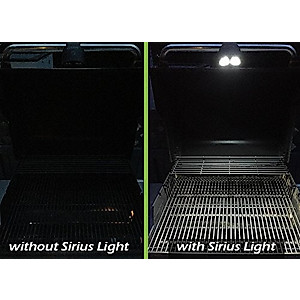 Zeust Sirius 2.0 Barbecue Grill Light with 10 Super Bright LED Lights - Durable & Weatherproof, MeltGuard Technology, Long-Lasting BBQ Lamp for Your Gas/Charcoal/Electric Grill