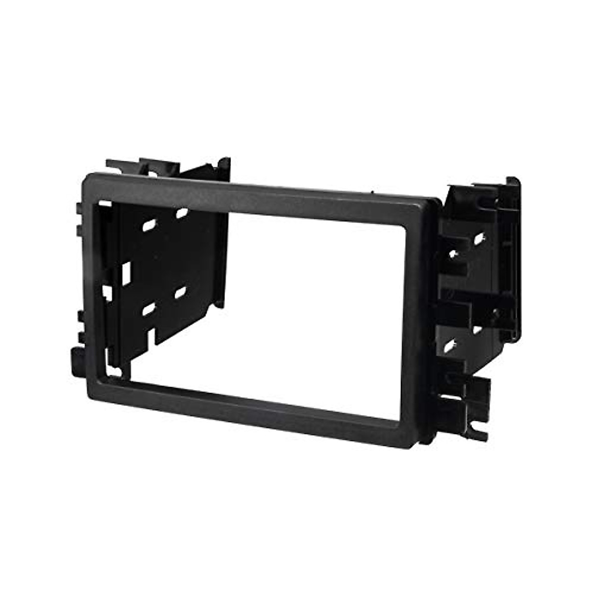 Scosche FD3090B Compatible with Select 1995-2016 Ford, Mercury, Lincoln and Mazda Double DIN & DIN+Pocket Dash Kit Black