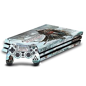 Head Case Designs Officially Licensed Assassin's Creed Edward Kenway Key Art Black Flag Graphics Vinyl Gaming Skin Decal Compatible with Sony Playstation 4 PS4 Pro Console and DualShock 4 Controller