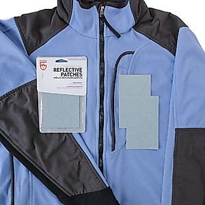 GEAR AID Tenacious Tape Reflective Patches for Safety, Jackets, Bike and Outdoor Gear, Various Sizes, Silver, 3" x 20"- Patches (10897)
