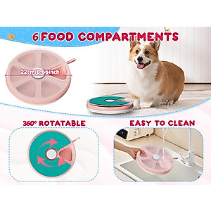 BETOPET Dog Nail Scratch Board with 3 File Papers, Multifunctional Scratch Pad & Treat Puzzle Feeder