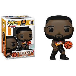 NBA: Suns - Chris Paul (City Edition 2021) Funko Pop! Vinyl Figure (Bundled with Compatible Pop Box Protector Case), Multicolored, 3.75 inches