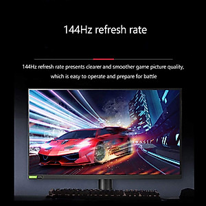 LIQIANG 2K Computer Monitor, Game Monitor, 2560 * 1440 Resolution, 16:9, HDMI Interface, DP, Audio Interface, 1 (ms) Fast Response, 144Hz, Support Wall Mount