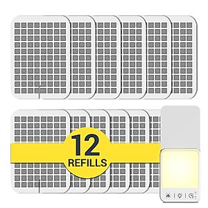 Sticky Card Refill Replacement Glue Cards for Flying Insect Trap Indoor-12pack (No Device)