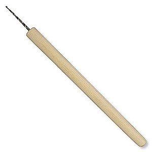 KAKURI Manual Hand Drill for Wood 1/8" Hole, Woodworking Manual Awl Tool for Pilot Hole, Japanese Gimlet Tool KIRI, Japanese Steel Screw Blade (Tapered), Made in Japan