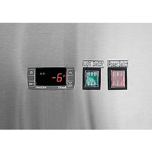 KoolMore RIF-2D-GD Commercial Upright, Freezer Double Door, Stainless Steel