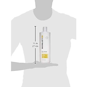 BosleyMD BosDefense Nourishing Shampoo for Light Thinning Hair (Color Safe), 33.8 fl oz.