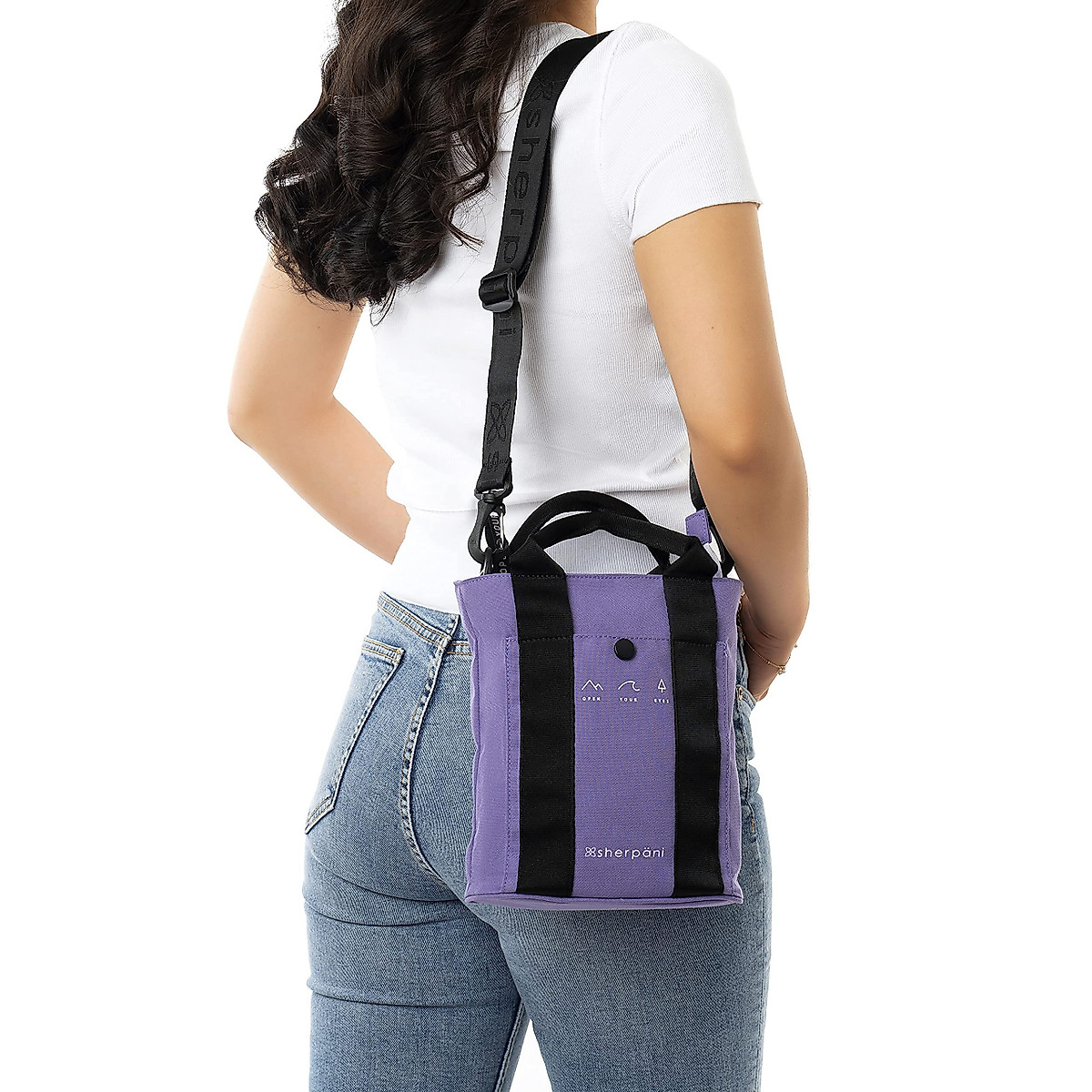 Sherpani Capri, Small Crossbody Purse with Coin Purse, Mini Tote Bag, Cross Body Purse, Small Crossbody Bag, Christmas Gifts for Women (Iris)