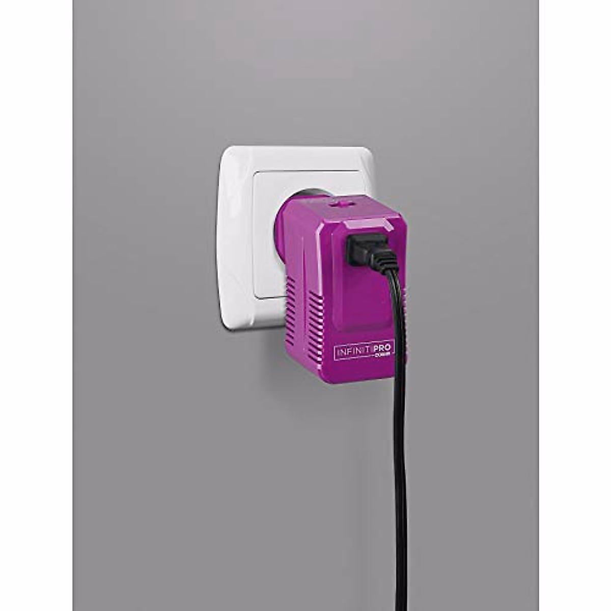 INFINITIPRO by Conair Travel Voltage Converter with Adapter Plugs for Hair Styling Tools & Appliances by Travel Smart