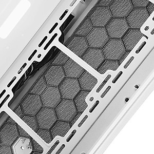 SilverStone Technology FARA R1, White, Solid Side Panel, Mid-Tower ATX Case with Micro-ATX and Mini-ITX Support, SST-FAR1W