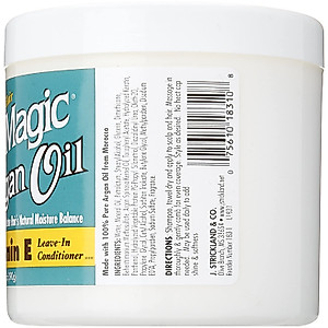 BLUE MAGIC Argan Oil & Vitamin-e Leave-in Conditioner 13.75 Oz, Blue (BLMARG)