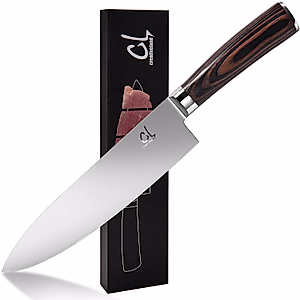 Chef’s Knife,Japanese Chopping & Meat Knife Gyuto Chef’s Knive Kitchen Cutting Knife’s for Cooking Santoku Knives Set,Forged High Carbon Chef Sharp Knife for Cutting Meat- CREATIVELAND