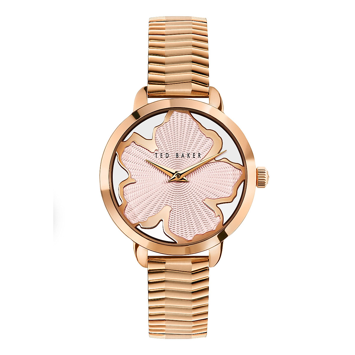 Ted Baker Lilabel Stainless Steel Rose Gold Bracelet Watch (Model: BKPLIF2029I)