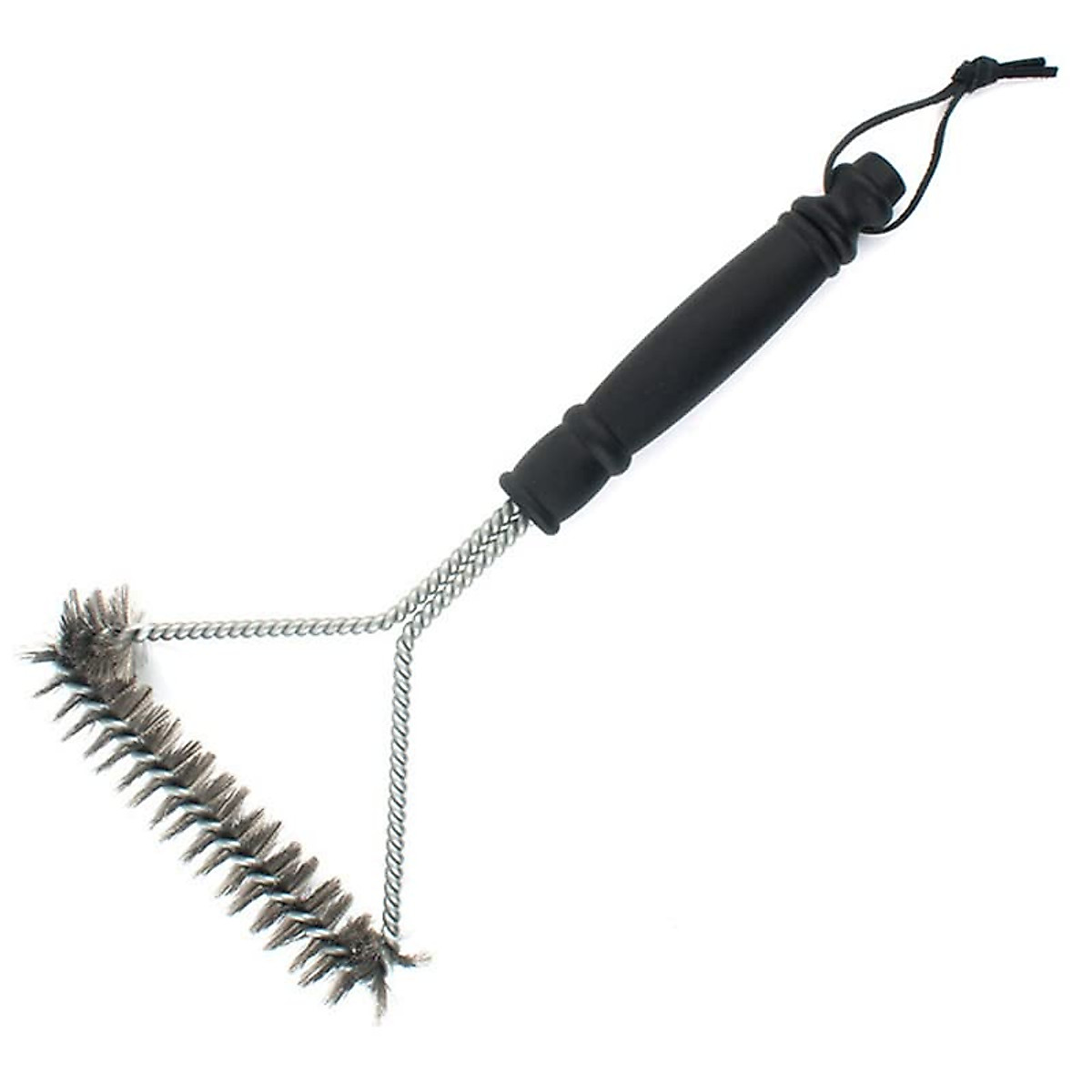 BBQ Brush for Grill Cleaning – Grilling Accessories for Outdoor Barbeque 12 Inch Heavy Duty Grills Cleaner with Safe Stainless Steel Brushes & Bristle Free Wire Scrubber for Porcelain Grates F-245