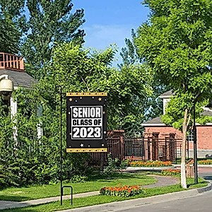 Senior 2023 Flag Senior Class Of 2023 Flag, Senior Class Of 2023 Garden Flag Funny Garden Flag 12x18 Double Sided House Flag For Yard