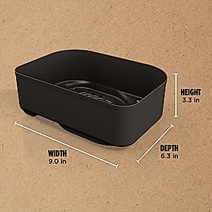 Ninja XSKCRSPBKT Woodfire, Combo Crisper Basket, 2.5-Quart Capacity, Compatible with Ninja Woodfire Grills (OG700 series), Nonstick, Black