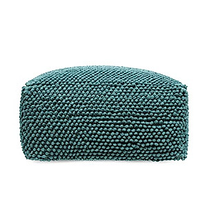 Christopher Knight Home Stene Pouf, Teal