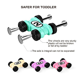 KINGBOT Toddler Toys for Boys Age 2 – Toy Car Ramp Race Tracks with 6 Mini Cars, Ramp Racer Toy Car Gifts for 3 4 5 Years Old Kids