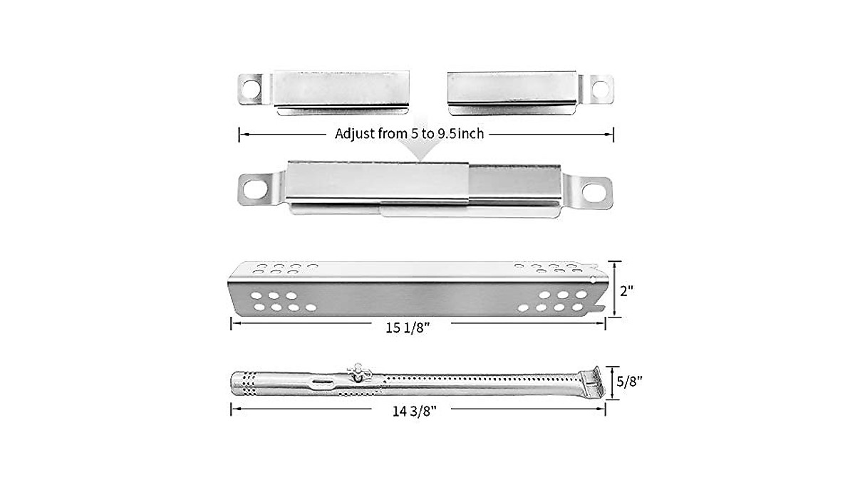 Rejekar Replacement Part for Charbroil Advantage Series 4 Burner ...