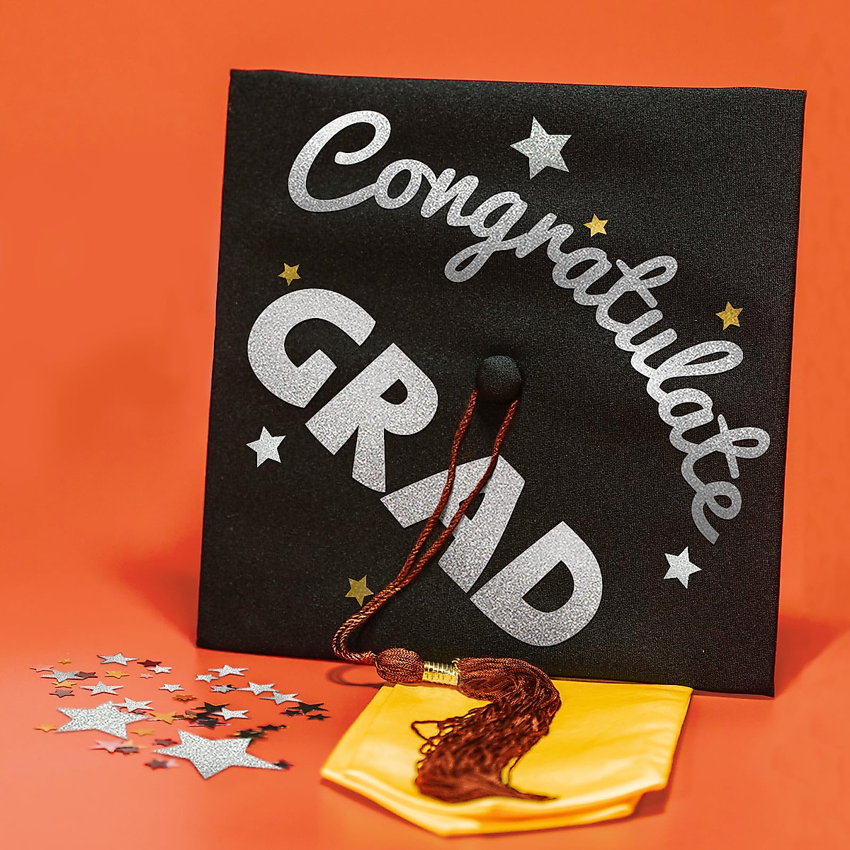 Double-sided Silver Glitter Cardstock 12x12 for Cricut - Goefun 24 Sheets 12x12 Silver Cardstock, 300 GSM/110LB Silver Glitter Paper for Crafts, Christmas, Anniversary