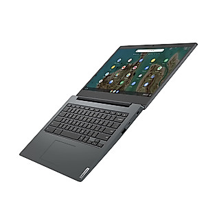 Lenovo 2022 Flagship Chromebook 14'' Thin Light Laptop Computer, Intel Celeron N4020 Processor, up to 2.80 GHz, 4GB RAM, 64GB eMMC,WiFi, Webcam, Chrome OS +Headset +HubxcelAccesory, Abyss Blue