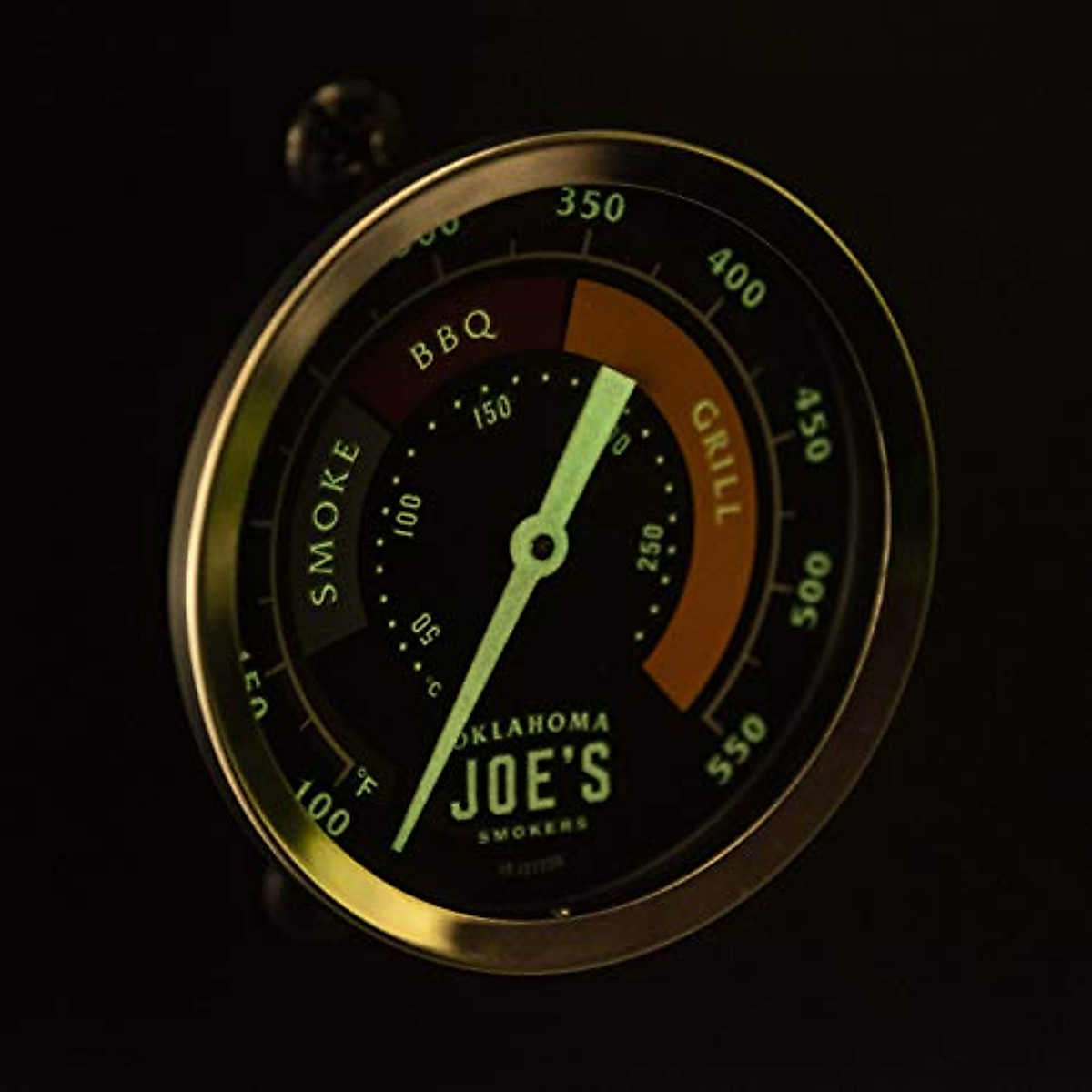 Oklahoma Joe's 3695528R06 Temperature Gauge , Silver