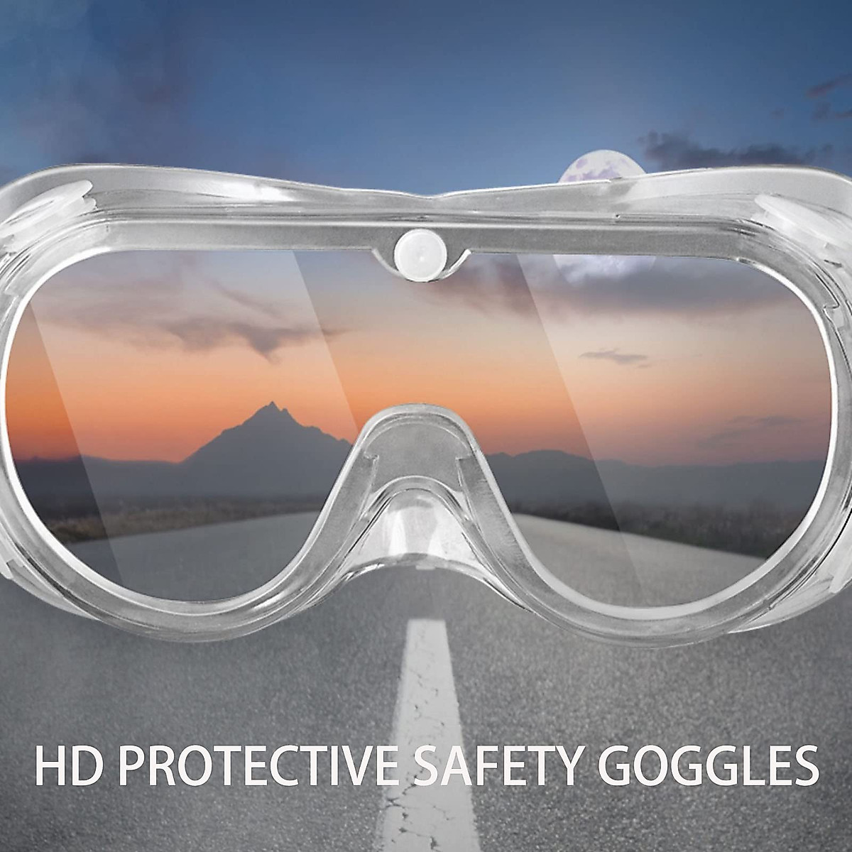 Congralala 5 PACK Kids Safety Goggles,Kids Science Goggles, Kids Lab Glasses Bulk Anti-Fog Goggles,Clear Lens Eye Protection Soft Safety Glasses Child